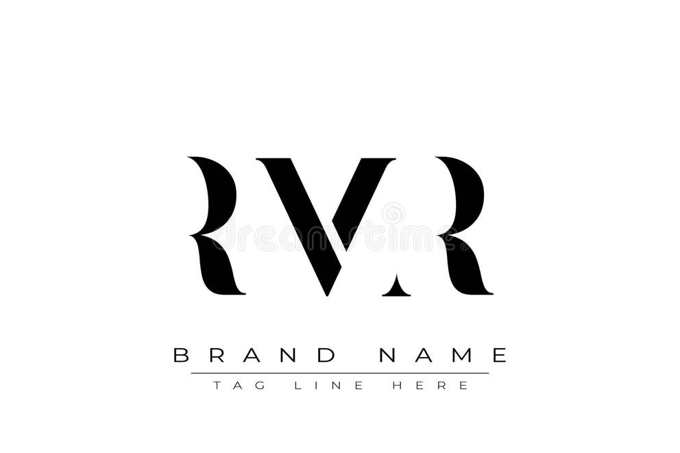 RMR Abstract Letter Logo Design Stock Vector - Illustration of clip ...
