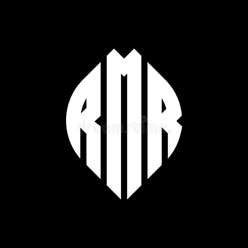 RMR Circle Letter Logo Design with Circle and Ellipse Shape. RMR ...