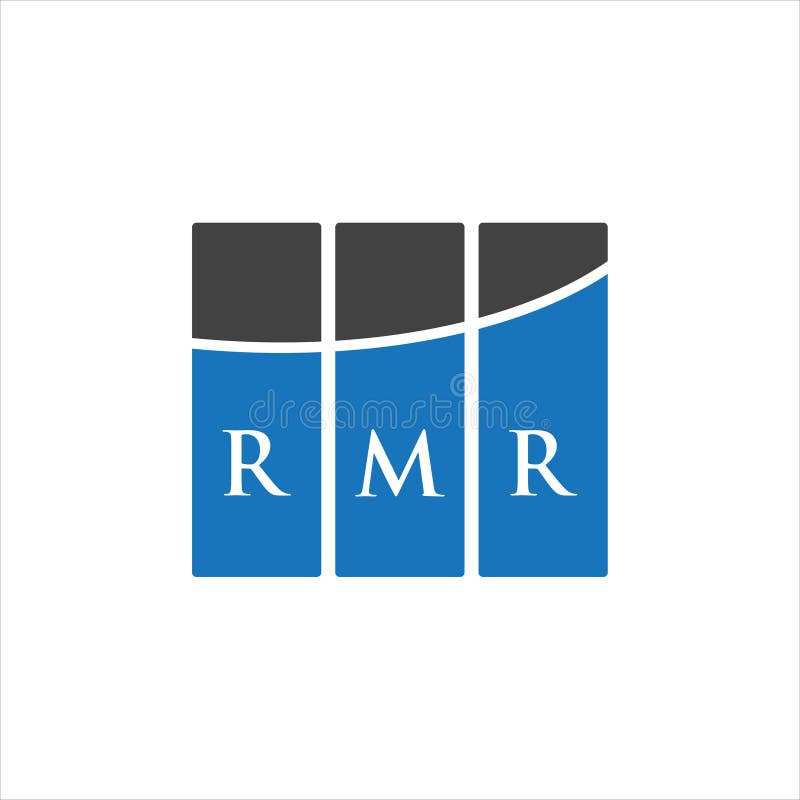 RMR Letter Logo Design on WHITE Background. RMR Creative Initials ...