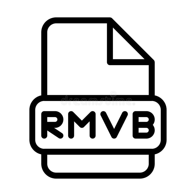Rmvb File Icon. Type Files Sign Outline Symbol Design, Icons Format ...