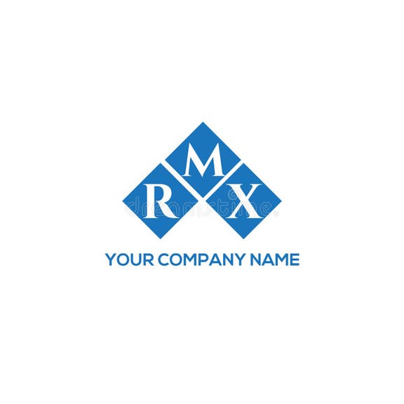 RMX Letter Logo Design on WHITE Background. RMX Creative Initials ...