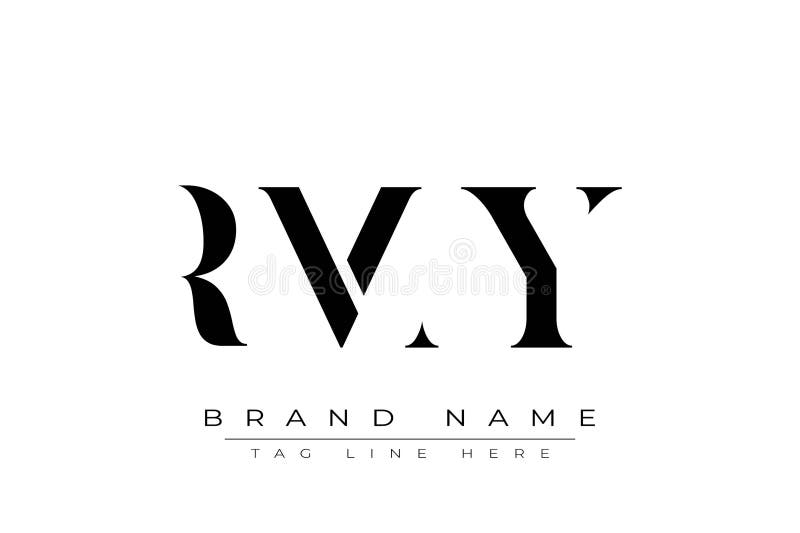 RMY Abstract Letter Logo Design Stock Vector - Illustration of business ...