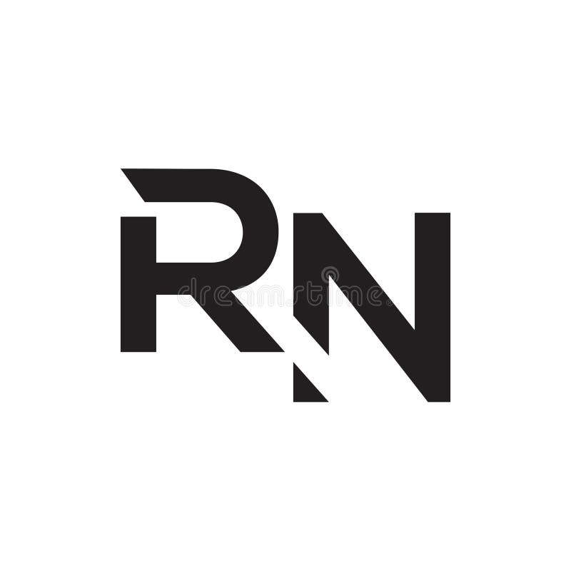 Rn Initial Letter Vector Logo Icon Stock Vector - Illustration of ...