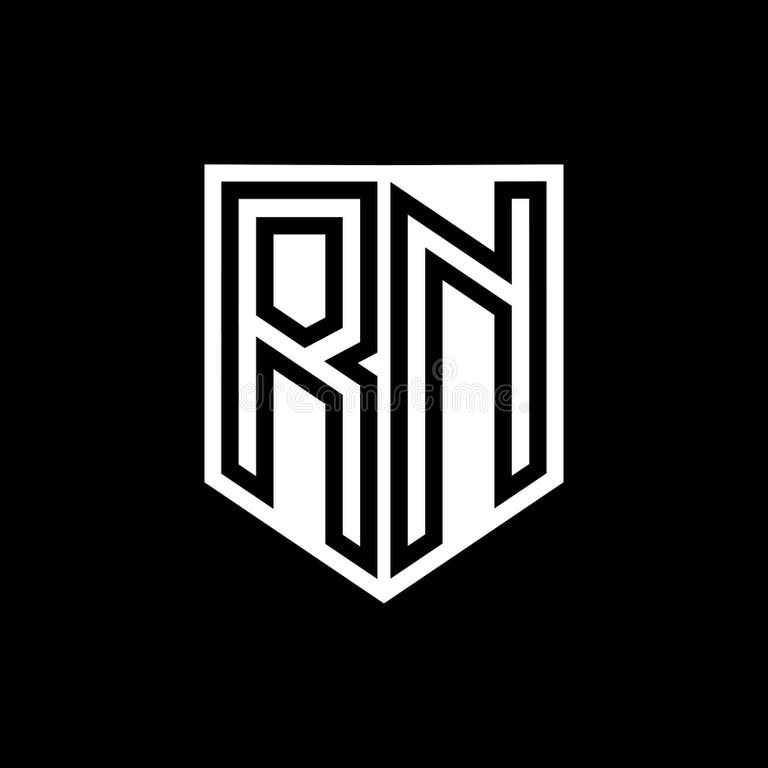 Rn Line Monogram Logo Stock Illustrations – 657 Rn Line Monogram Logo ...