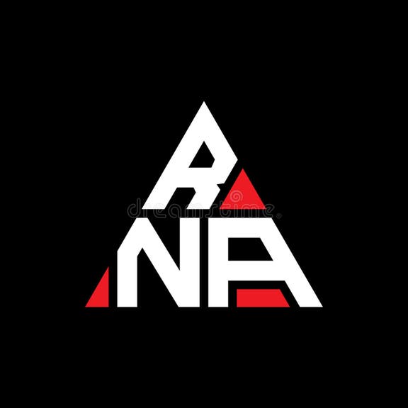 RNA Triangle Letter Logo Design with Triangle Shape. RNA Triangle Logo ...