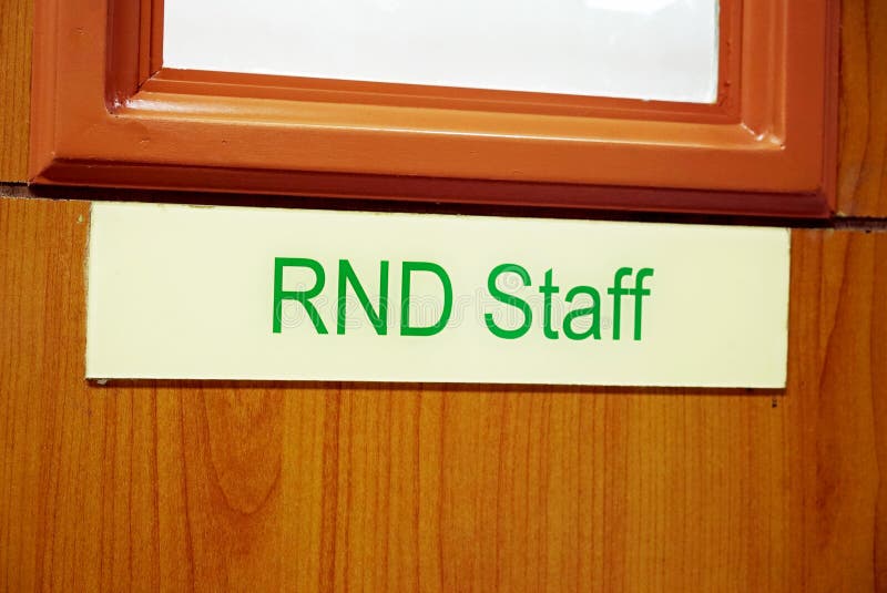RND room sign system stock image. Image of businessman - 324684717