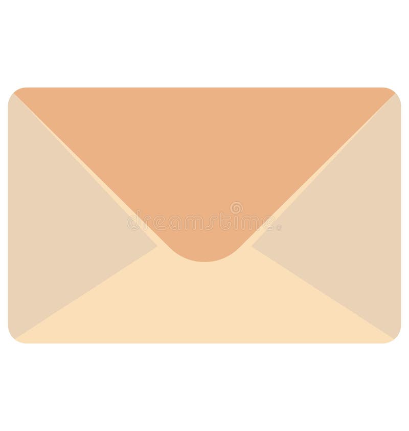 Inbox, Email Bold Outline Vector Icon You Can Easily Modify Stock ...