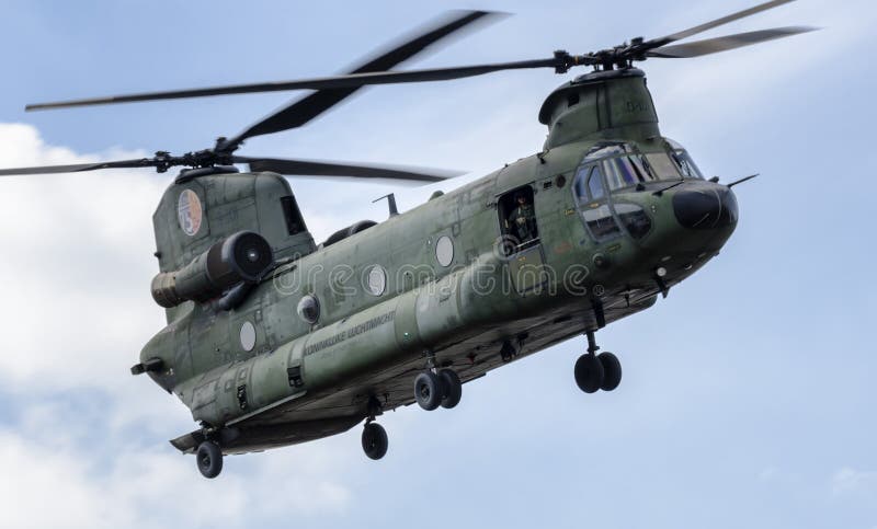 RNLAF CH-47 Chinook editorial stock photo. Image of heli - 192726878