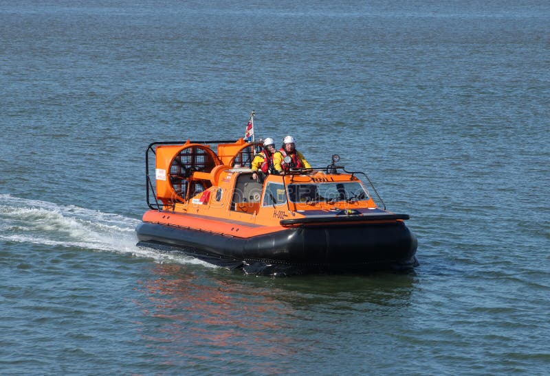 RNLI the Hurley Flyer Hovercraft Morecambe Editorial Stock Photo ...