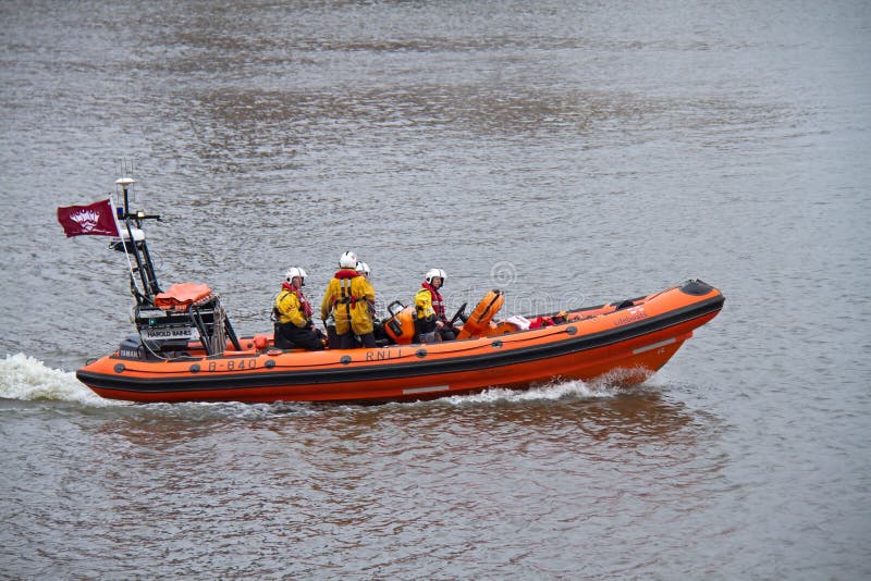 Inflatable RNLI lifeboat editorial image. Image of lives - 35210765