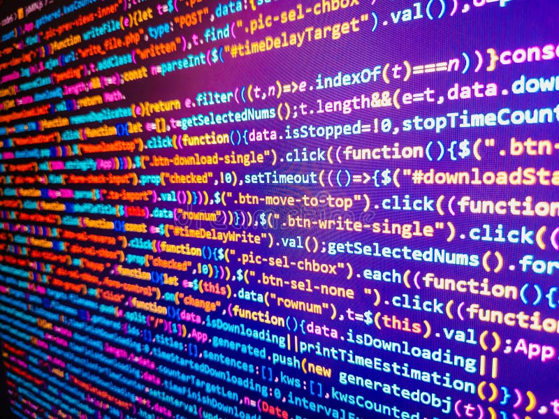 RNN Neural Network Source Code. Search Engi. Binary Code Digital Technology Background Stock ...