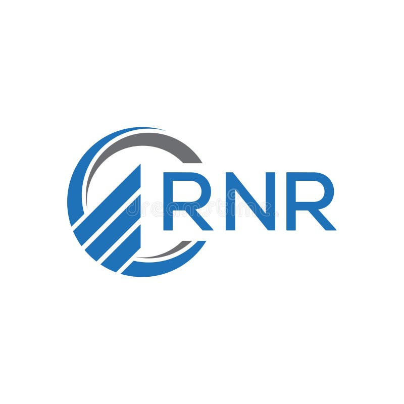 RNR Abstract Technology Logo Design on White Background. RNR Creative ...