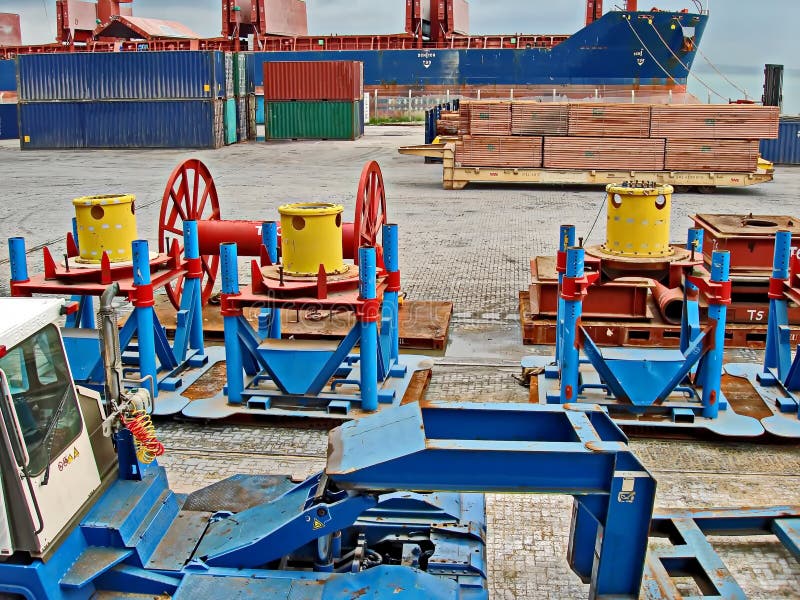 Ro-Ro Ship. the Upper and Inner Decks are Used for Loading and ...