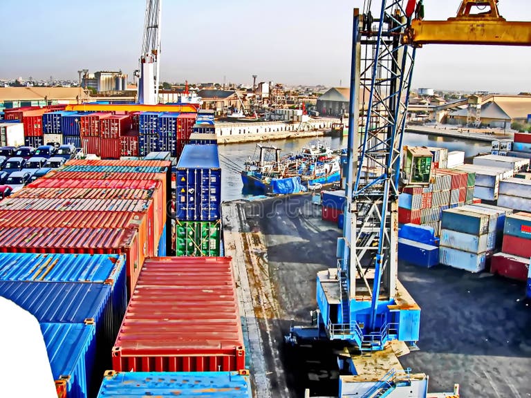 Ro-Ro Ship. the Upper and Inner Decks are Used for Loading and ...