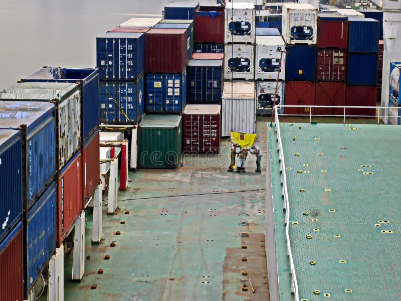 Ro-Ro Ship. the Upper and Inner Decks are Used for Loading and ...