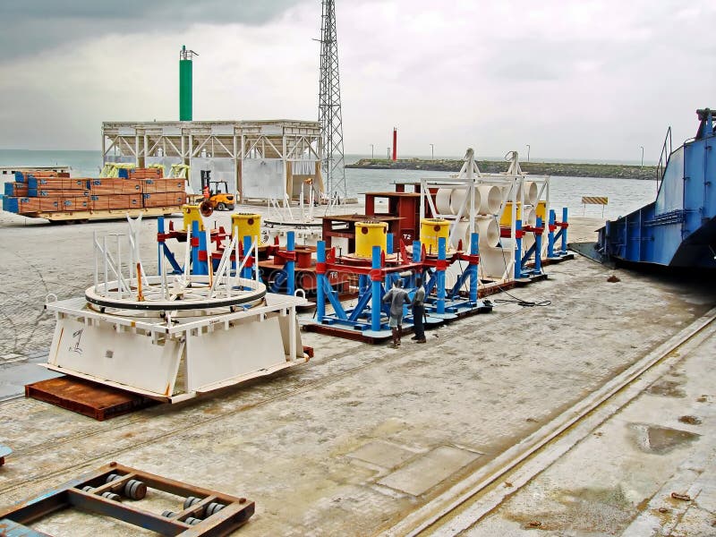 Ro-Ro Ship. the Upper and Inner Decks are Used for Loading and ...