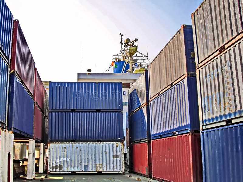 Ro-Ro Ship. the Upper and Inner Decks are Used for Loading and ...