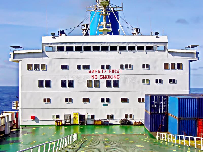 Ro-Ro Ship. the Upper and Inner Decks are Used for Loading and ...