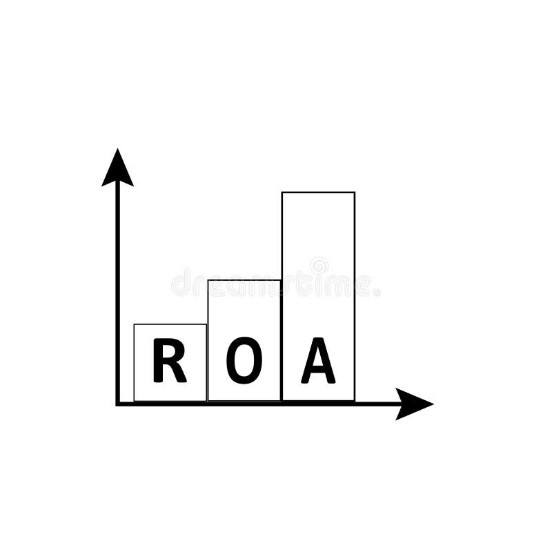 ROA Vector. Return on Assets Stock Vector - Illustration of plan, brand ...