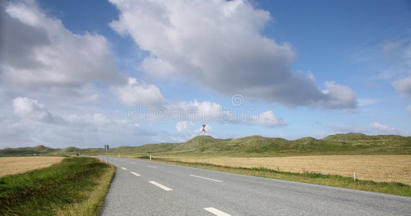 Road stock image. Image of rural, transport, denmark - 10373585