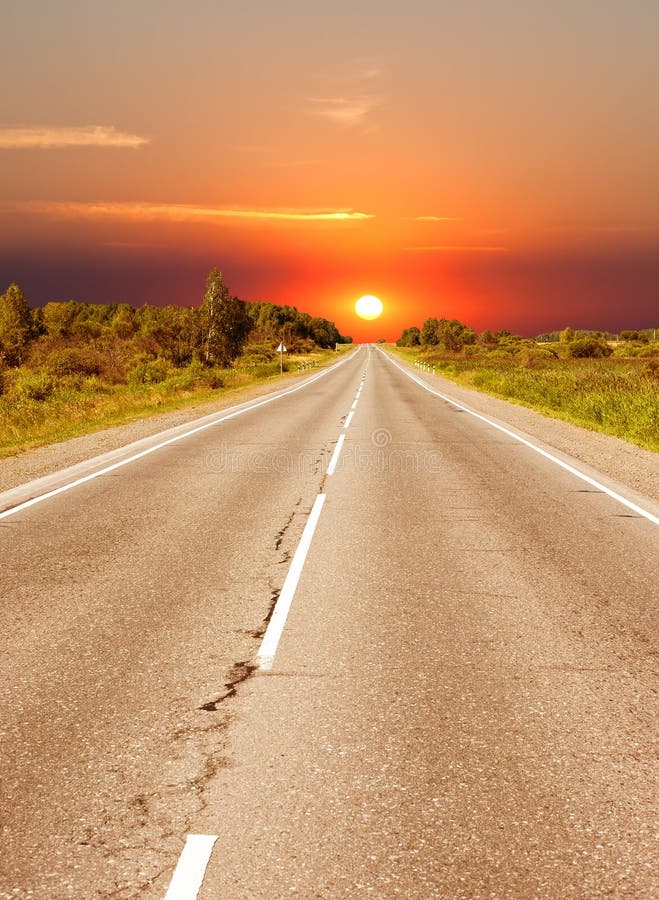Car on the road stock image. Image of field, metal, truck - 22861207
