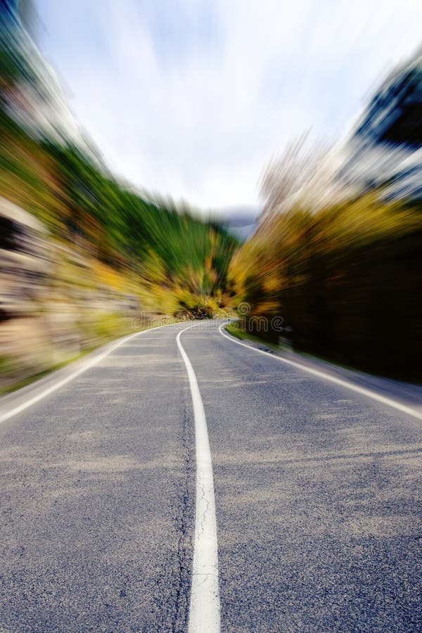 Speed road stock image. Image of adrenaline, forest, driving - 19538125