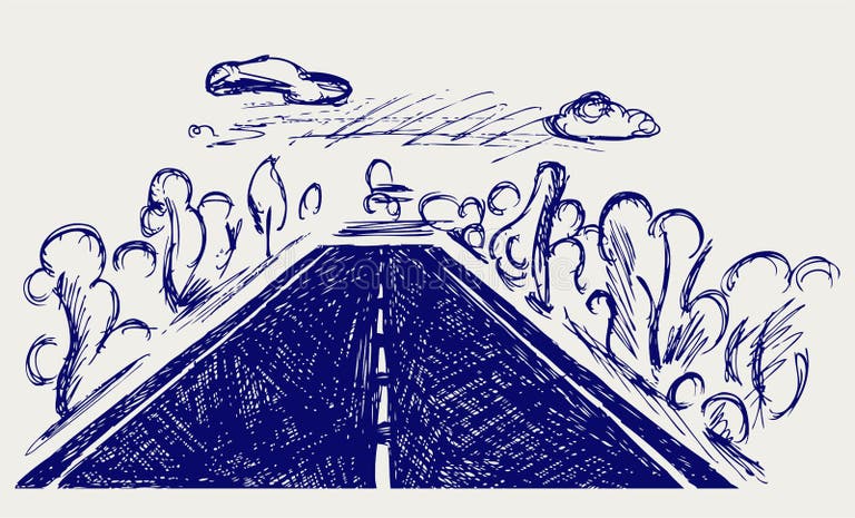 Road Sketch Stock Illustrations – 78,456 Road Sketch Stock ...