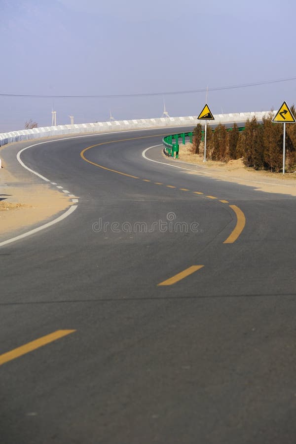 Road stock image. Image of outdoors, hill, turn, urban - 28121173