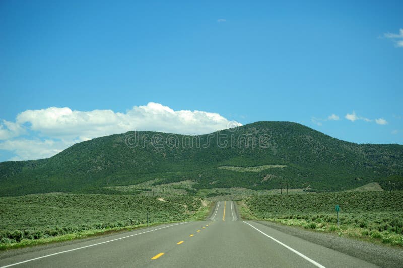 On the road stock photo. Image of blue, line, road, white - 6044058