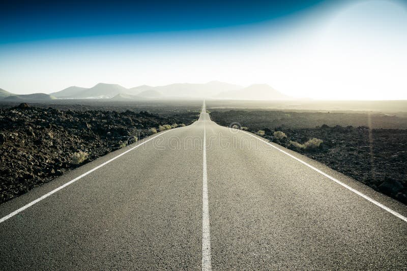 Road ahead into the future stock photo. Image of highway - 111163706