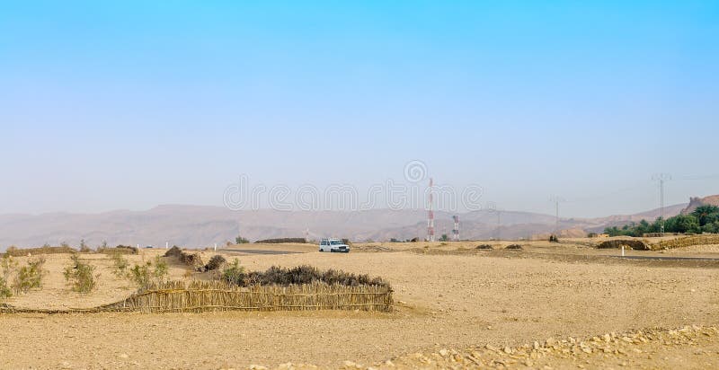 Desert Border Fence stock photo. Image of scrubland, perimeter - 2488220