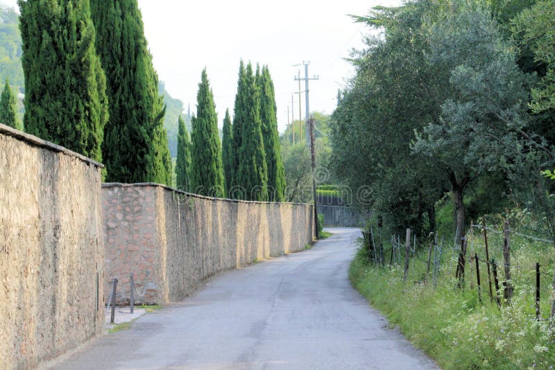 Road stock image. Image of footpath, cobble, perspective - 46320823