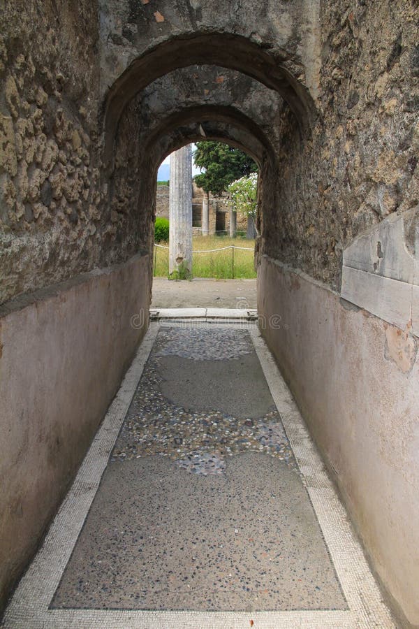 Road with arch stock photo. Image of indoor, amazing - 83229574