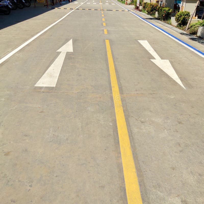 Road arrow mark stock image. Image of infrastructure - 190234991