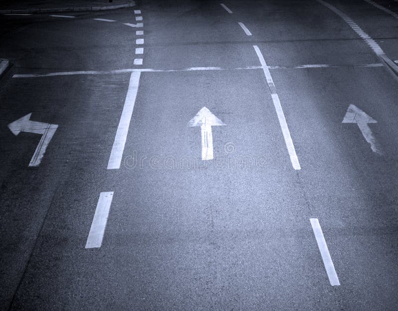 Road arrows stock photo. Image of transportation, track - 13520834