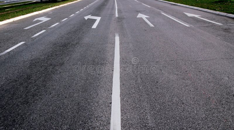 Road arrows stock photo. Image of guide, marketing, black - 28083326