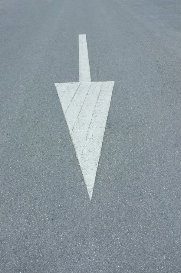 Road Asphalt Texture with Arrow Stock Image - Image of sign, line: 46001351