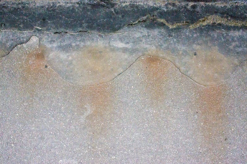 Texture Rusty Streaks on the Asphalt Stock Image - Image of design ...