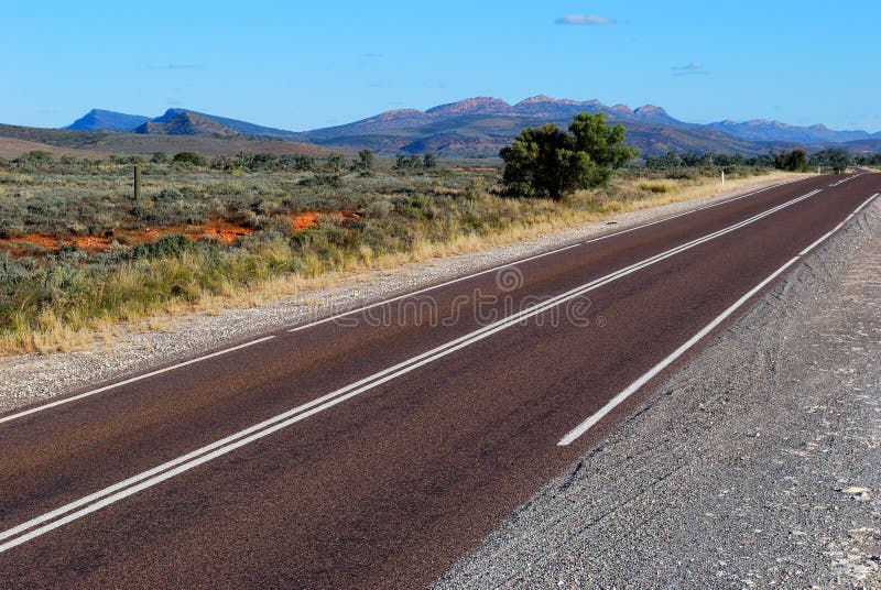 Road in the Australian Bush Stock Photo - Image of centre, wild: 24519518