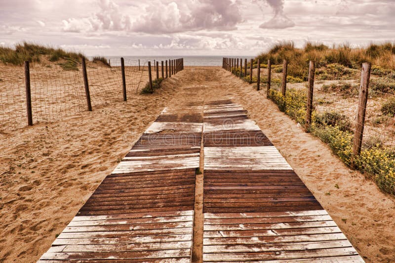 Road beach stock photo. Image of beach, paradise, cloudy - 28130006