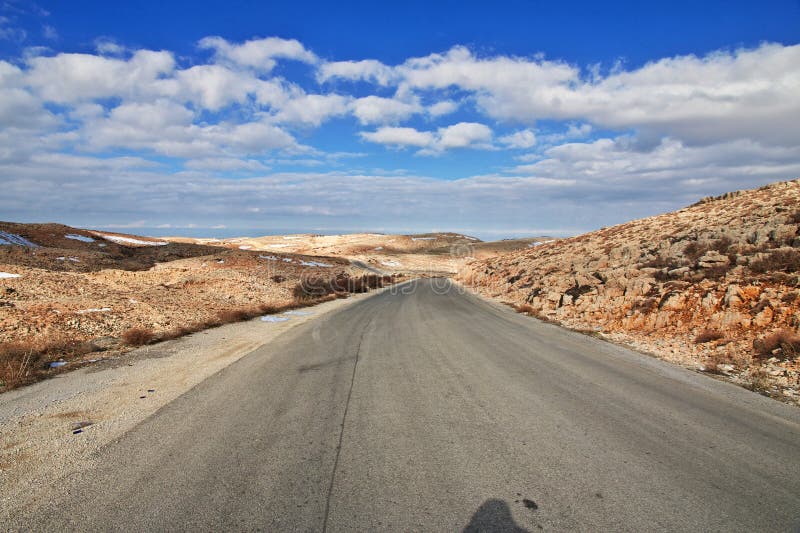 The Road in Bekaa Valley of Lebanon Stock Image - Image of tourism ...