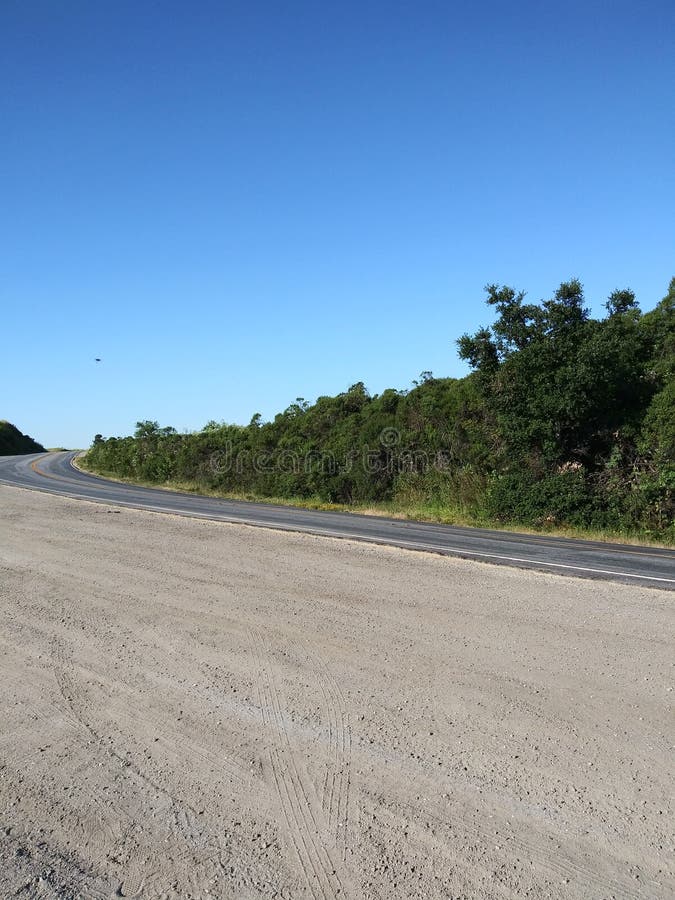 Road Below the Top Above the Bottom of Califorhell Stock Image - Image ...