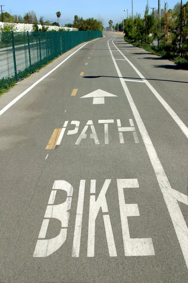 Road for the bicycles stock image. Image of exercising - 2105151