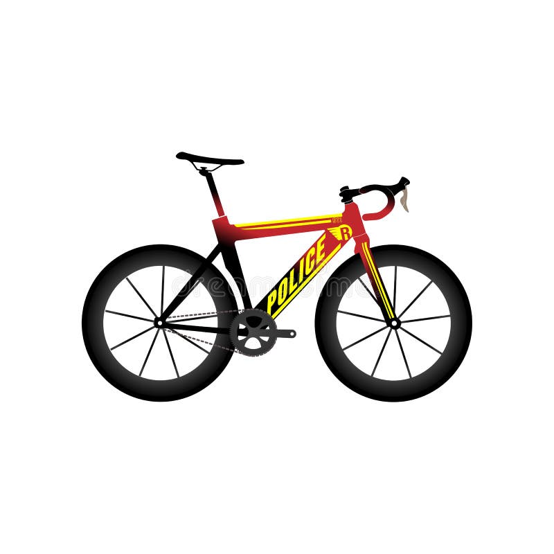 Road Bike Illustration Graphic Template Design Vector Logo Icon Stock ...