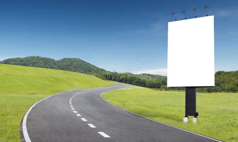 Road and billboard stock photo. Image of road, billboard - 8673746