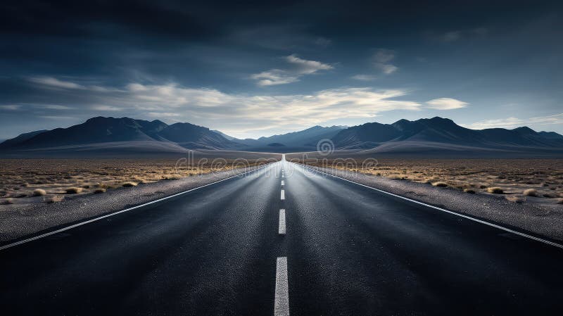 Road black asphalt stock illustration. Illustration of visual - 372375961