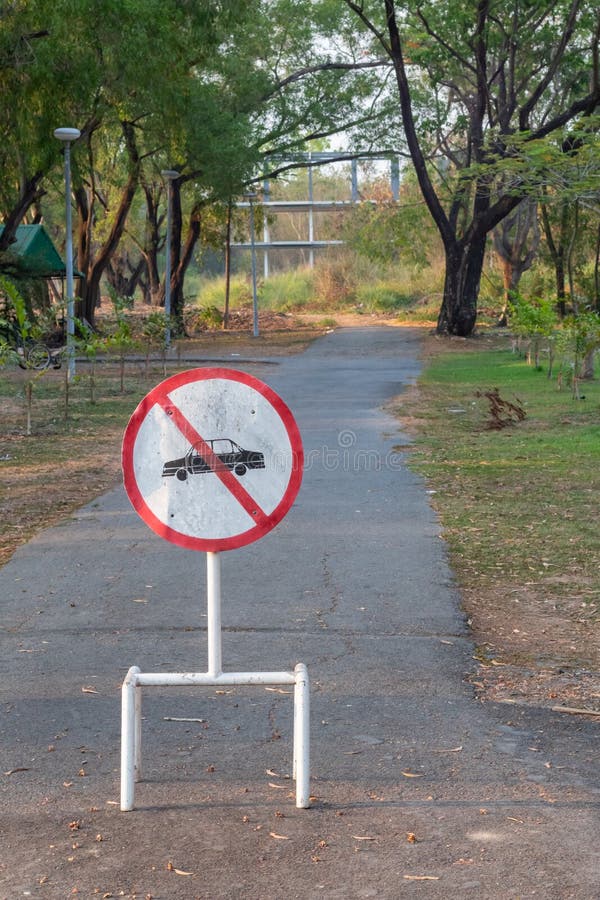 Metal road block pole stock photo. Image of pole, entry - 111163016