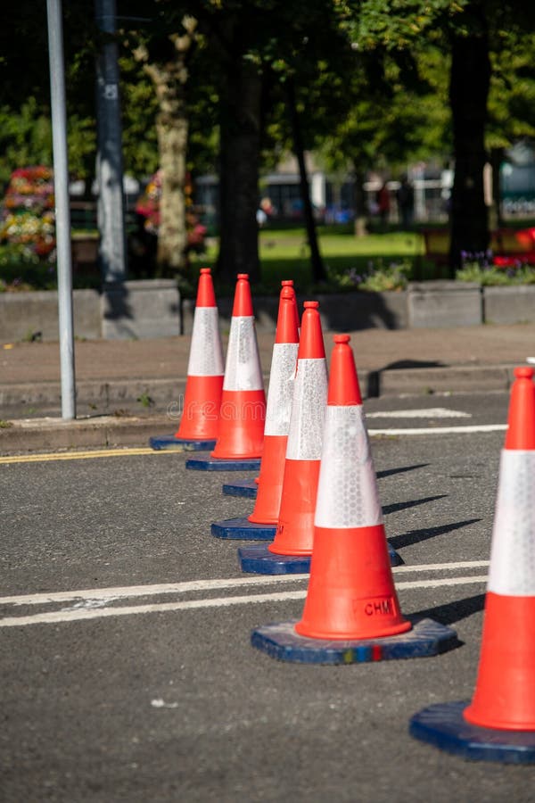 Road blockade stock photo. Image of america, alley, message - 251615648