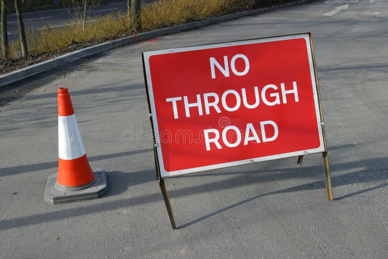 Road Blocked stock photo. Image of transportation, street - 88660