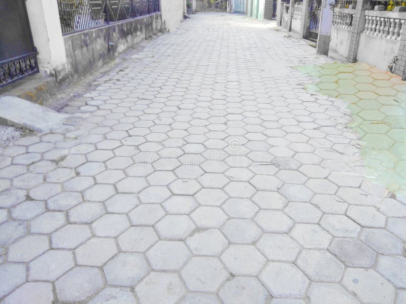 Road of blocks/concert stock image. Image of pieces - 175487483